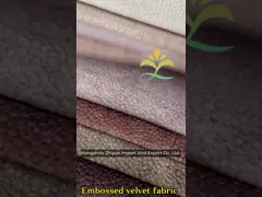 upholstery luxury velvet fabric custom embossed fabric for sofa