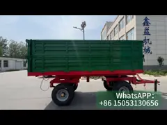 customized farm trailer 4wheels hydraulic dump trailer perfect for agricultural transportation