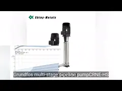 grundfos crne-hs crn-sf vertical stainless steel multi-stage centrifugal pump system