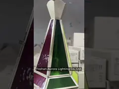 lamp luminous flux lm 80 handmade copper chandelier for arab muslim vintage style stained glass inte