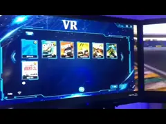 Симулятор гонок VR с шестью осями Динамическая трёхэкранная гонка