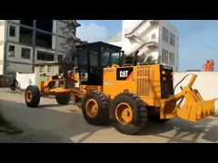 original engine 12h used cat motor grader for road construction mining