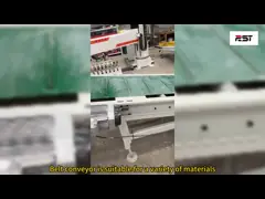 300mm-2000mm Screw Belt Conveyor Flexible Double Sided Belt Conveyor