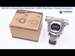 SS316 Ограждение Фиксированный детектор газа H2S Импортированный датчик высокой точности