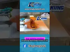 Macchine per la spruzzatura dei bordi delle scarpe di dimensioni 1300 mm*700 mm*1400 mm, in acciaio inossidabile, alluminio, acciaio, per scarpe
