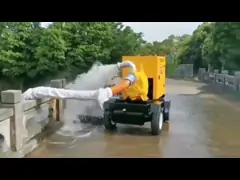 drought relief diesel pump for large flow emergency rescue