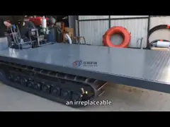 rubber track platform for construction machinery