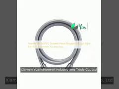 flexible white pvc shower hose modern design style and for bathroom accessories