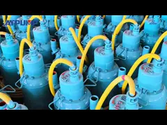 100m³/h 450m electric submersible slurry pump / 280kw 200hp sludge pump submersible