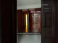 stainless frame shower room glass door sus304 long lasting easy to install