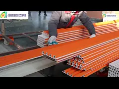 factory indoor decor pvc coating cladding wall board wpc interior fluted wall panel