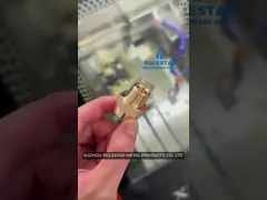 high precision cnc machining metal parts custom brass machining 3/4/5 axis