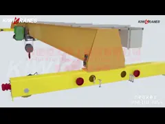 warehouses factories electric single girder overhead crane 3 ton span 12m