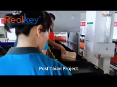 automated classification tilt tray package sorting machine automatic identification system