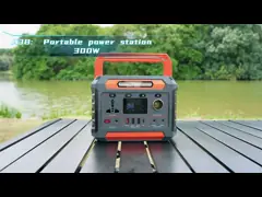 300w 288wh portable solar panel power station with wireless charging