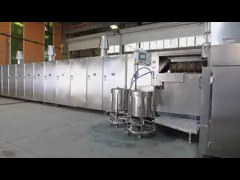 Customized Ice Cream Cone Production Line Made Of Stainless Steel With CE