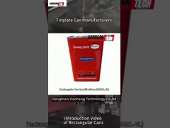 industrial square paint cans oem 4liter 1gallon for chemical paint packaging