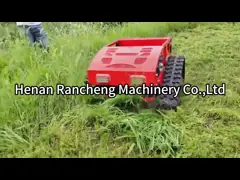 크롤러 타입 4륜 하이브리드 원격 제어 잔디 깎기 8HP 가솔린 엔진