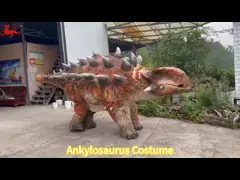 Customized Performance Realistic Animatronic Ankylosaurus Dinosaur Double Costume