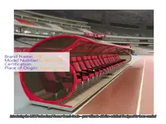 foldable double row soccer pitch leather  football substitute bench sideline solution