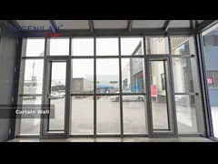 aluminum alloy modular curtain wall , building glass curtain wall customized