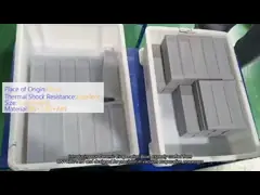 Customized Rectangle Ceramic Boat For Bronzing Plating And Laser Anti-Counterfeit Logo Coating