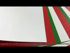 offset printing white pc core sheet for passport / id cards lamination