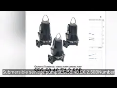 grundfos seg grinding pump is a non self-priming single-stage centrifugal pump for sewage treatment