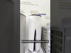 r134a wall mounted heat pump 80l air to water heating system