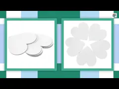 3mm Thickness Heart Shape Canvas Board Panels For Students And Professional Artists