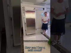 assembled cold storage chiller/cooler/freezer room with condensing unit compressor