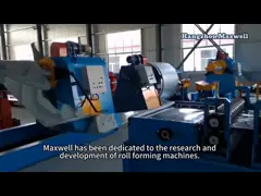 Máquina de moldagem de rolos de painéis corrugados totalmente automática personalizada com tecnologia de corte de rastreamento de servo