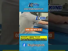 Macchina automatica per la formatura sottovuoto di bagagli a 2 stazioni di lavoro per la formatura sottovuoto di bagagli