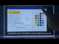 Android-Konferenzzimmer-digitale Beschilderung mit Lichtstrahlen NFC/RFID Muilt-Farbeled