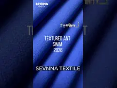 270gsm double knit fabric material details 93%recycled nylon 7%spandex for sustainable and comfortab