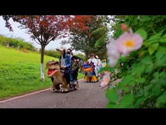 shopping mall center animatronic electric dinosaur ride for dino world