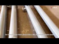 flanged carbon steel pipe with rubber lining