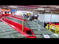 apparel industry cross belt sorter system sorting accuracy up to 99.99%
