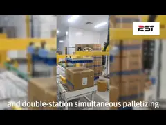 180 rotation robot palletisers 4 axes robotic case palletiser