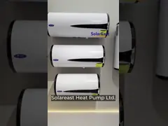 air to water horizontal wall mounted electric water heater 100l cop3.5