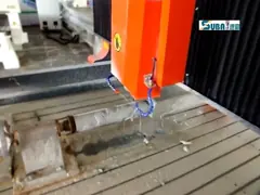 1325 double spindle plane stone carving machine with two rotary cnc router