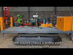 4 Tons Diesel Hydraulic Crawler Track Undercarriage