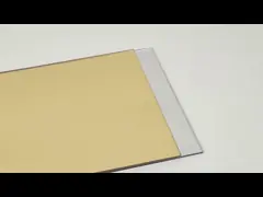 gold mirror acrylic sheet 4ft x 8ft size perspex mirror panels oem