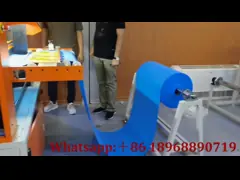 Máquina de fabricación de filtros de aire acondicionado de anchura de 800 mm Máquina de flexión de cuchillo de filtro de 220V / 380V