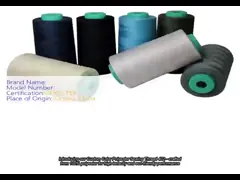 Filato di cucitura in poliestere a colori personalizzati 402 Alta tenacità per stoffe di qualsiasi colore