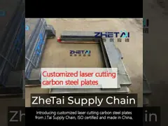 customized laser cutting carbon steel cutting plate