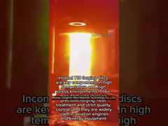 Disco rotondo in Inconel 718 per motori aerospaziali e apparecchiature energetiche.