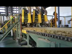 automatic rock wool panel production line with plc control