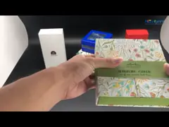 Imballaggio della scatola di carta regalo con coperchio a cerniera incollato modello 3D a conchiglia