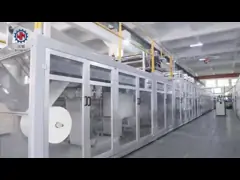 plc control full servo underpad making machine all automatic with professional design